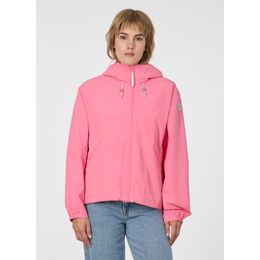 Parka Ragwear "SMYLA", Damen, Gr. XL, pink, Web, Obermaterial: 90% Polyamid, 10% Elasthan, unifarben, normal, Jacken Parka, Wasserabweisend mit Anti-Knitter-Finish und Seitentaschen