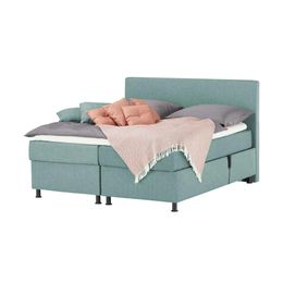 Wohnwert Motor-Boxspringbett Dormian Boro Motor t&uuml;rkis/petrol Ma&szlig;e (cm): B: 160 H: 122 &raquo; M&ouml;bel Kraft