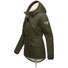 Marikoo Damen Winterjacke "Manolya", gr&uuml;n, Gr. M, Oberstoff: 100% Baumwolle. Futter: 100% Polyester. Wattierung: 100% Polyester. &Auml;rmelfutter: 100%