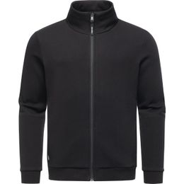 Sweatjacke Ragwear "Sweatjacke Jettrys", Herren, Gr. M, schwarz, Obermaterial: 70% Baumwolle CO. 30% Polyester PES., Sweatjacken Sweatjacke