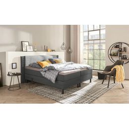 M&ouml;bel Kraft Motor-Boxspringbett Synda grau Ma&szlig;e (cm): B: 160 H: 107 &raquo; M&ouml;bel Kraft