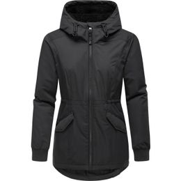 Winterjacke Ragwear "Winterjacke Dowey Warm Rain", Damen, Gr. L, schwarz, Obermaterial: 100% Polyester PES. Obermaterial: Futter: 100% Polyester PES. 100% Polyester PES., Jacken Winterjacke