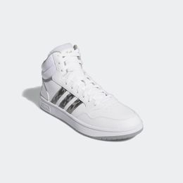 Sneaker adidas Sportswear "HOOPS 3.0 MID", Herren, Gr. 42,5, wei&szlig; (ftwwht, grausix, chsogr), Synthetik, Textil, Schuhe Sneaker