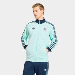 Trainingsjacke adidas Performance "DEUTSCHLAND ORIGINALS", Damen, Gr. XXL, semi flash aqua, Obermaterial: 70% Polyester, 30% Baumwolle, normal, Jacken Trainingsjacke