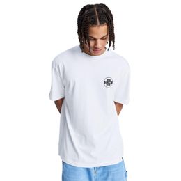T-Shirt DC Shoes "Blow Up", Herren, Gr. XS, wei&szlig;, Obermaterial: 75% Walkfrottier, 25% Walkfrottier;, Shirts T-Shirt