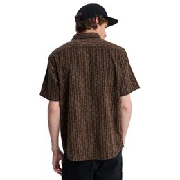 Kurzarmhemd Quiksilver "Horizons", Herren, Gr. XL, US-Gr&ouml;&szlig;en, schwarz horizons, Obermaterial: 100% Walkfrottier;, Hemden Kurzarmhemd