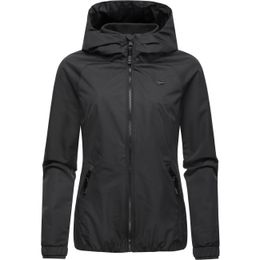 Outdoorjacke Ragwear "&Uuml;bergangsjacke Dizzie Tech", Damen, Gr. XS, schwarz, Obermaterial: 100% Polyester PES. Obermaterial: Futter: 100% Polyester PES., Jacken Outdoorjacke