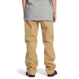 Chinos DC Shoes "Worker Relaxed", Jungen, Gr. 16(165-172cm), beige (incense), Obermaterial: 99% Walkfrottier, 1% Elasthan;, Hosen Chinos