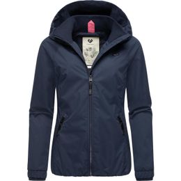 Outdoorjacke Ragwear "&Uuml;bergangsjacke Dizzie", Damen, Gr. XS, blau (navy024), Obermaterial: 100% Polyester PES. Obermaterial: Futter: 100% Polyester PES. 100% Polyester PES., Jacken Outdoorjacke