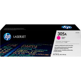 HP Tonerkartusche "HP original Toner 305 Gr&ouml;&szlig;e A+X, Farben: B/C/M/Y", pink (magenta), Tonerpatronen, Tonerkartusche