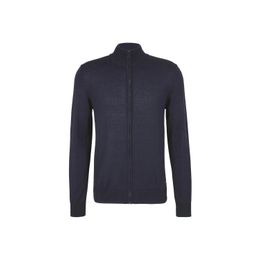 JOOP! Sweatshirt JOOP "Strickjacke JK-06Davis", Herren, Gr. L, blau, Obermaterial: 100% Wolle mw., Sweatshirts Sweatshirt