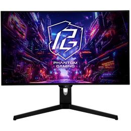 Asrock Gaming-Monitor "PGO27QFS", Energieeffizienz: F, schwarz, B:60,4cm H:35,1cm T:3,5cm, Monitore, Gaming-Monitor