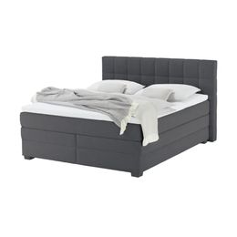 vanDoorn Boxspringbett mit Bettkasten - grau - Materialmix - 194 cm - 119 cm - M&ouml;bel Kraft