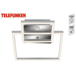Telefunken LED Deckenleuchte "FRAME", silber (wei&szlig;, neutral), Leuchten, LED Deckenleuchte