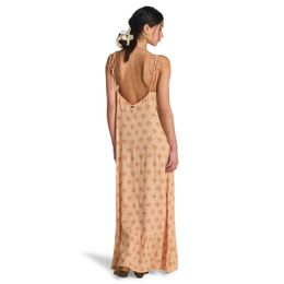 Strickkleid Billabong "Gypsy Backless", Damen, Gr. L, US-Gr&ouml;&szlig;en, soft peach, Obermaterial: 100% Viskose;, Kleider Strickkleid