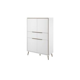 M&ouml;bel Kraft Highboard wei&szlig; Ma&szlig;e (cm): B: 90 H: 140 T: 38.0 &raquo; M&ouml;bel Kraft