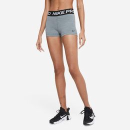 Trainingstights Nike "PRO WOMEN'S SHORTS", Damen, Gr. M, N-Gr, grau (hellgrau), Obermaterial: 83% Polyester, 17% Elasthan, Hosen Trainingstights