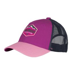 Baseball Cap Trollkids "KIDS FEMUND CAP", Jungen, Gr. 6/12 (53/56), fresh berry, candy pink, graphite, Obermaterial: 100% Baumwolle, Caps Baseball Cap, f&uuml;r Kinder und Jugendliche, weitenverstellbar, sportlicher Stil