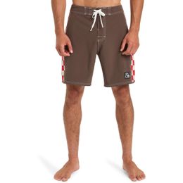 Boardshorts Quiksilver "Original Arch 18", Herren, Gr. 34L, braun (chocolate braun), Obermaterial: 92% Microfaser, 8% Elasthan;, Hosen Boardshorts