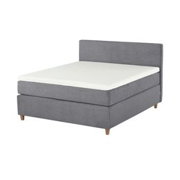 Jette Home Boxspringbett Jette Flex - grau - Materialmix - 205 cm - 120,5 cm - M&ouml;bel Kraft