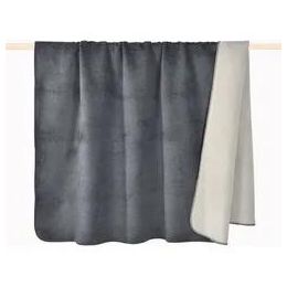 Wohndecke Pad "Hobart", grau, B:150cm L:200cm, Mischgewebe, Wohndecken, Wohndecke, Made in Europe