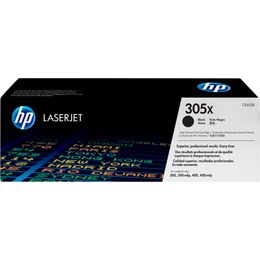 HP Tonerkartusche "HP original Toner 305 Gr&ouml;&szlig;e A+X, Farben: B/C/M/Y", schwarz (schwarz 2), Tonerpatronen, Tonerkartusche