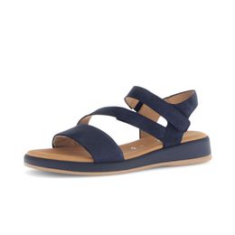 Gabor Damen Riemchensandale "Riemchensandale", Gr. 39blau, Schuhe