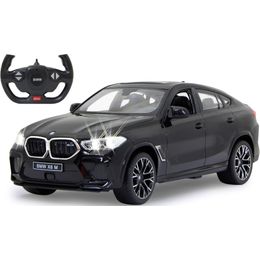 RC-Auto Jamara "Deluxe Cars, BMW X6 M 1:14, schwarz - 2,4 GHz", schwarz, Fernlenkfahrzeuge, KinderB:16cm H:12,1cm T:35,3cm, RC-Auto, mit LED-Lichtern, B:16cm H:12,1cm T:35,3cm
