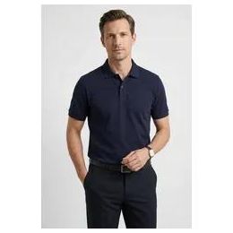Poloshirt OLYMP "Casual", Herren, Gr. S, blau (marine), Piqu&eacute;, Obermaterial: 100% Baumwolle, Shirts