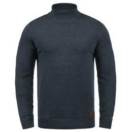 Rollkragenpullover Blend "Rollkragenpullover BHLatif", Herren, Gr. XL, blau (navy), Obermaterial: 50% Baumwolle CO. 50% Polyacryl PAN., Pullover Rollkragenpullover