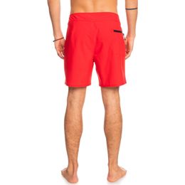 Boardshorts Quiksilver "Surfsilk Kaimana 16", Herren, Gr. 28(XS), rot (high risk rot), Obermaterial:53% Microfaser, 35% Microfaser, 12% Elasthan;, Hosen Boardshorts