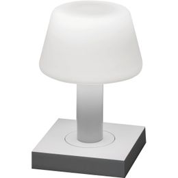 Konstsmide LED Tischleuchte "Monaco", wei&szlig;, &Oslash; 12,5cm H: 19cm, 2 Stk., Leuchten, Monaco USB-Tischleuchte, 2700/3000K, dimmbar, Glas, LED Tischleuchte