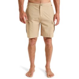 Bermudas Quiksilver "Half 19", Herren, Gr. 30S, gr&uuml;n (khaki), Obermaterial: 92% Microfaser, 8% Elasthan;, Hosen Bermudas