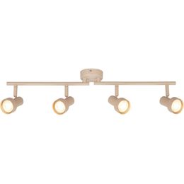 Briloner Leuchten LED Deckenspots "TAPP", beige, 4, 1 Stk., Leuchten, 60,5x13,5 cm, Wohnzimmer, Schlafzimmer, Flur, B&uuml;ro, LED Deckenspots