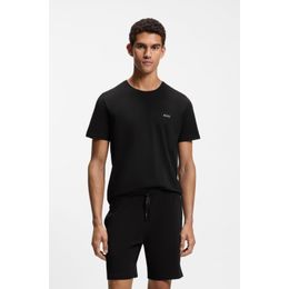 BOSS Herren T-Shirt "Mix&Match T-Shirt R", Gr. XL, schwarz, Single Jersey, Obermaterial: 95% Baumwolle, 5% Elasthan, unifarben, Shirts, mit BOSS