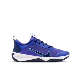 Laufschuh Nike "OMNI MULTI-COURT (GS)", Jungen, Gr. 39, persian violet, university blau, blau void, Synthetik, Textil, Schuhe Laufschuh, F&uuml;r Kinder & Jugendliche
