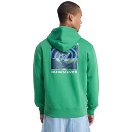 Kapuzensweatshirt Quiksilver "Salt Water Graphic", Herren, Gr. L, leprechaun, Obermaterial: 55% Walkfrottier, 25% Walkfrottier, 20% Microfaser;, Sweatshirts Kapuzensweatshirt
