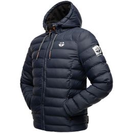 Winterjacke STONE HARBOUR "Regenjacke Zaharoo", Herren, Gr. M, blau (navy), Obermaterial: 95% Polyester PES. 5% Polyurethan PU. Obermaterial: Futter: 100% Polyester PES. 100% Polyester PES., Jacken Winterjacke