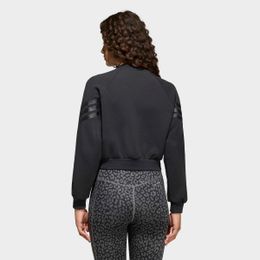 M&auml;dchen Trainingsjacke "FUTURE ICONS 3-STREIFEN, DURCHGEHENDER REISSVERSCHLUSS", schwarz, Gr. 152, adidas Sportswear, Obermaterial: 67% Polyester,