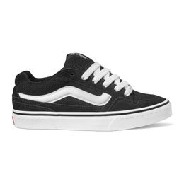Sneaker Vans "Caldrone", Damen, Gr. 36, schwarz, wei&szlig;, Leder, Schuhe Sneaker