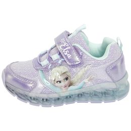 Sneaker Disney "FROZEN", M&auml;dchen, Gr. 29, lila, Synthetik, Schuhe Sneaker, mit cooler Blinkfunktion