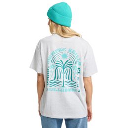T-Shirt Billabong "Always Looking", Damen, Gr. M, light grau heather, Obermaterial: 100% Walkfrottier;, Shirts T-Shirt