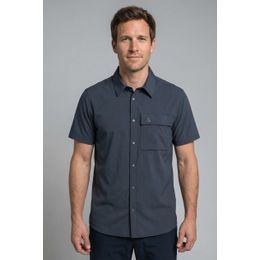 Sch&ouml;ffel Funktionshemd SCH&Ouml;FFEL "Shirt Style Dooser MEN", Herren, Gr. 46, N-Gr, navy blazer, Obermaterial: 85% Polyester, 15% Elasthan, Hemden Funktionshemd, f&uuml;r Trekking und sportliche Aktivit&auml;ten, leichtes Material