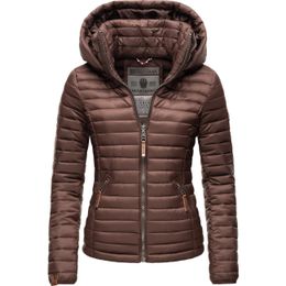 Steppjacke Marikoo "&Uuml;bergangsjacke L&ouml;wenbaby", Damen, Gr. XS, braun (chocolate), Obermaterial: 100% Nylon NY. Obermaterial: Futter: 100% Polyester PES. 100% Polyester PES., Jacken Steppjacke