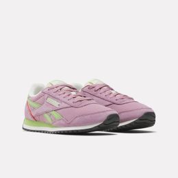 Sneaker Reebok CLASSIC "CLASSIC AZ", Damen, Gr. 36, berrychill, shaggr&uuml;n, washedschwarz, Leder, Synthetik, Textil, Schuhe Sneaker