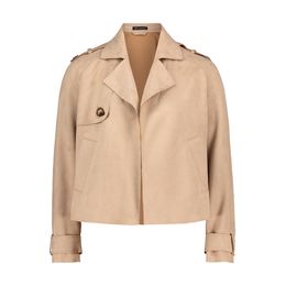 Jackenblazer Betty Barclay "Blazer-Jacke langarm", Damen, Gr. 42, beige, Obermaterial: 95% Polyester PES. 5% Elasthan EL., Blazer Jackenblazer