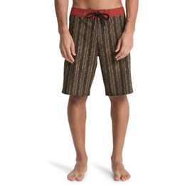 Boardshorts Quiksilver "Surfsilk Straight 20", Herren, Gr. 40(XXXL), schwarz horizons, Obermaterial: 88% Microfaser, 12% Elasthan;, Hosen Boardshorts