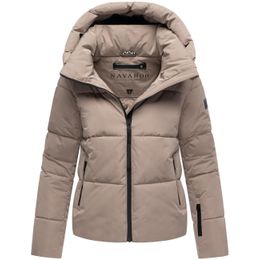 Steppjacke Navahoo "Steppjacke Frostherz XIV", Damen, Gr. XS, beige (taupe grau), Obermaterial: 100% Polyester PES. Obermaterial: Futter: 100% Polyester PES. 100% Polyester PES., Jacken Steppjacke