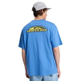 T-Shirt Quiksilver "EV Fade Spectrum", Herren, Gr. S, riviera, Obermaterial: 70% Walkfrottier, 30% Walkfrottier;, Shirts T-Shirt