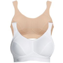 Sport-BH Anita "Sport BH extreme control", Damen, Gr. 100, Cup E, bunt (wei&szlig; desert), Stoff, Obermaterial: 76% Polyester PES. 19% Polyamid PA. 5% Elasthan EL., BHs Sport-BH